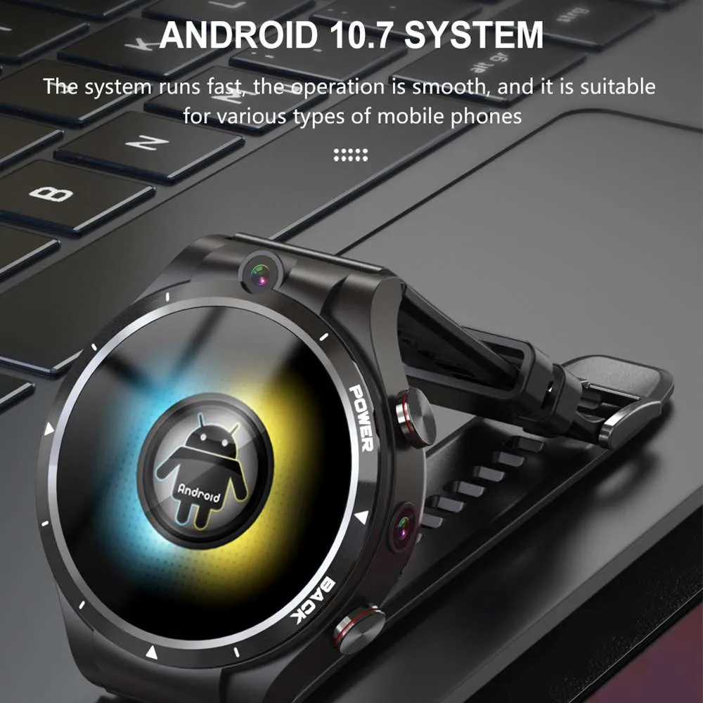 LEMFO LEM15 Dual Camera Android Smartwatch With 4GB Ram 128GB Rom And ...